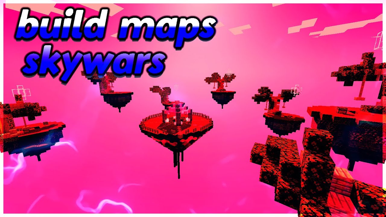 "SPEED BUILD SKYWARS MAPS" minecraft indonesia build maps - YouTube