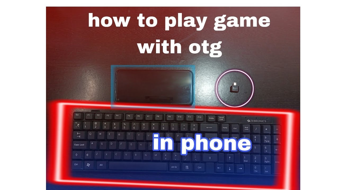 how to play game with otg and keyboard #otg #keyboard - YouTube
