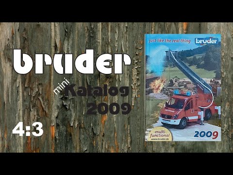 bruder mini Katalog 2009 Catalog (4:3) - YouTube