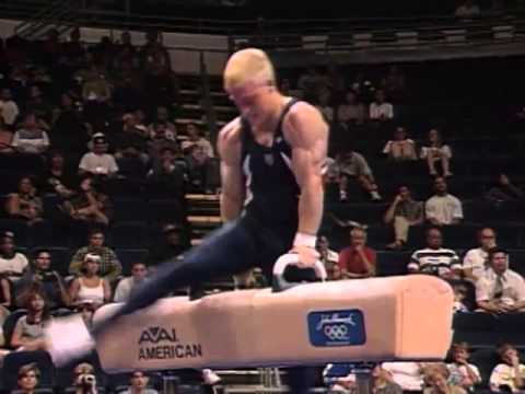 Jason Gatson - Pommel Horse - 1998 U.S Gymnastics Championships - Men ...