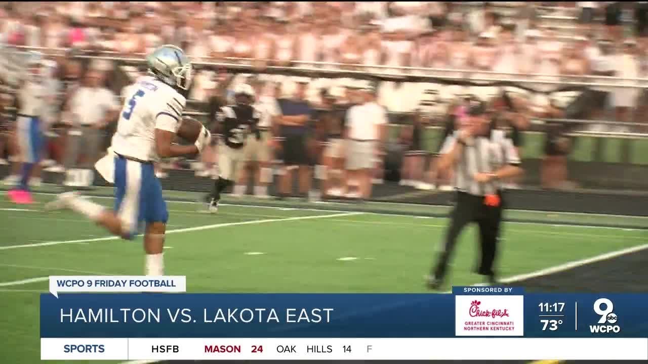 Hamilton dominates Lakota East in Jon Kitna's home opener - YouTube