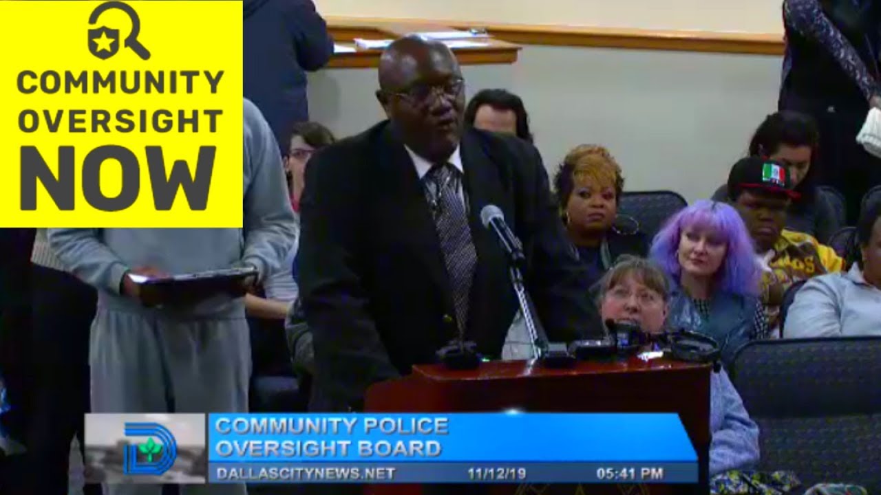 Dallas Community Police Oversight Board Meeting | DCPOC - Dallas TX ...