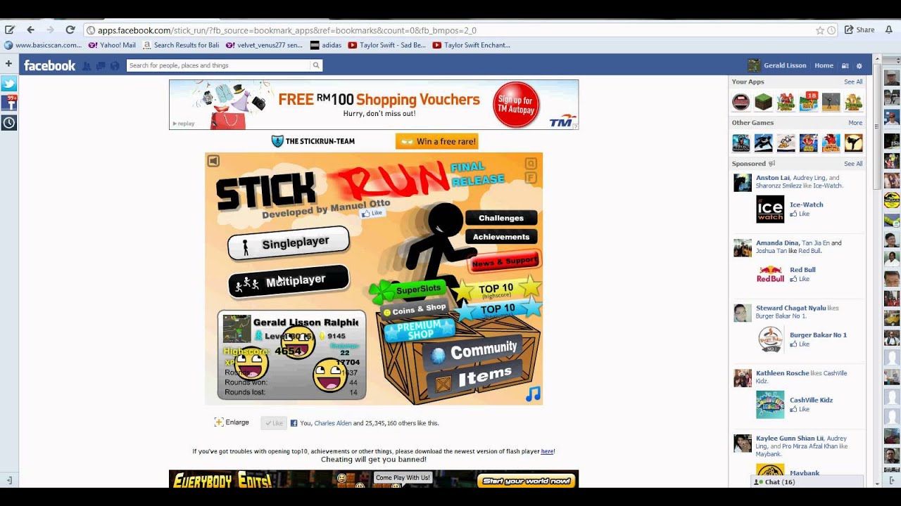 Stick Run- MARKETPLACE PROBLEM!? - YouTube