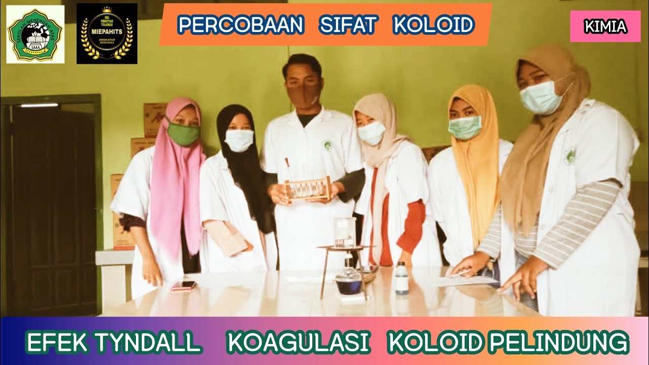 Percobaan Sifat - Sifat Koloid [ Efek Tyndall, Koagulasi, dan Koloid ...