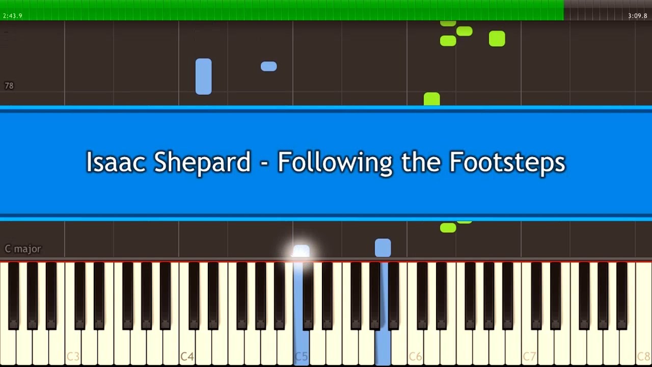 Isaac Shepard - Following The Footsteps [Piano Tutorial] (Synthesia ...