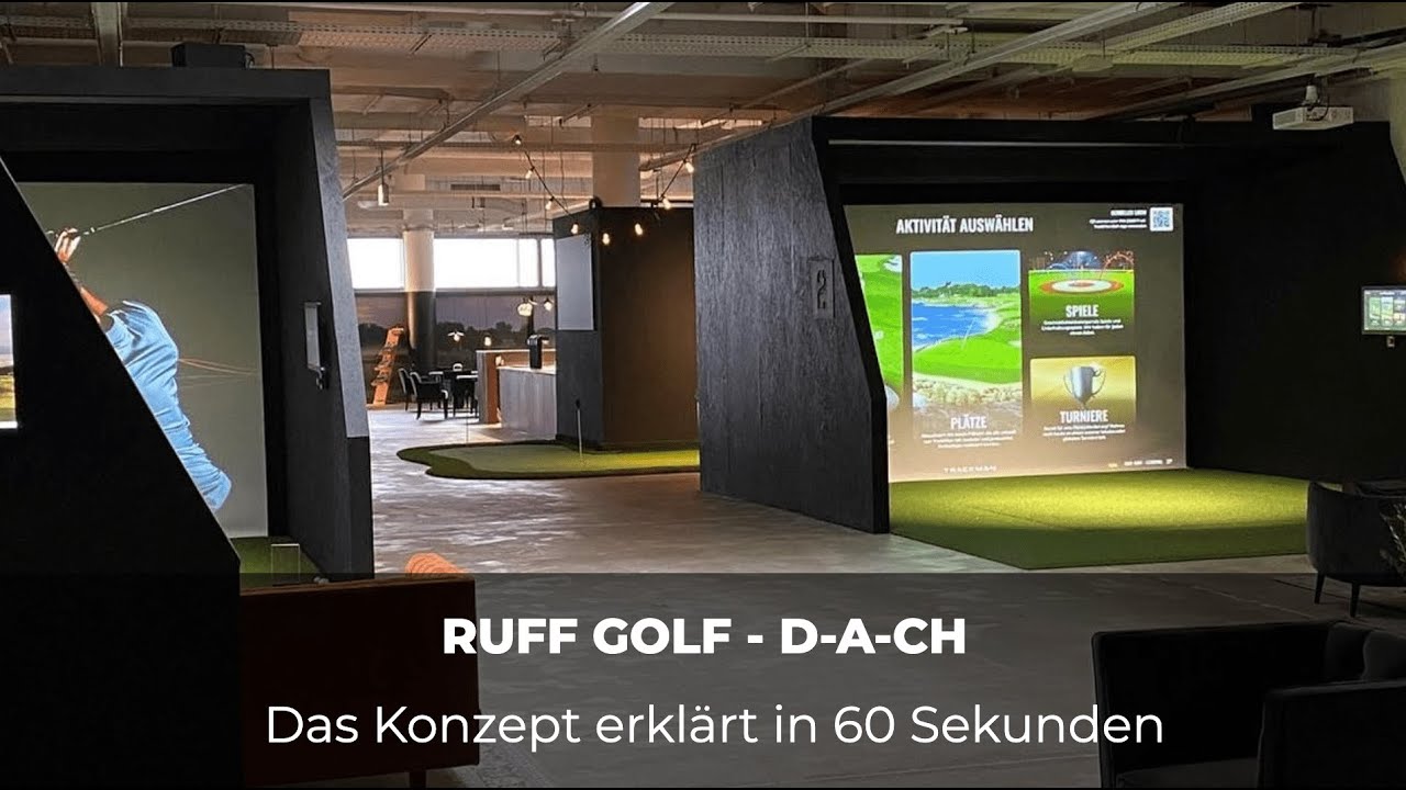 Eröffne deine Indoor Golf-Lounge: Franchise RUFF GOLF in 60 Sek. erklärt - YouTube