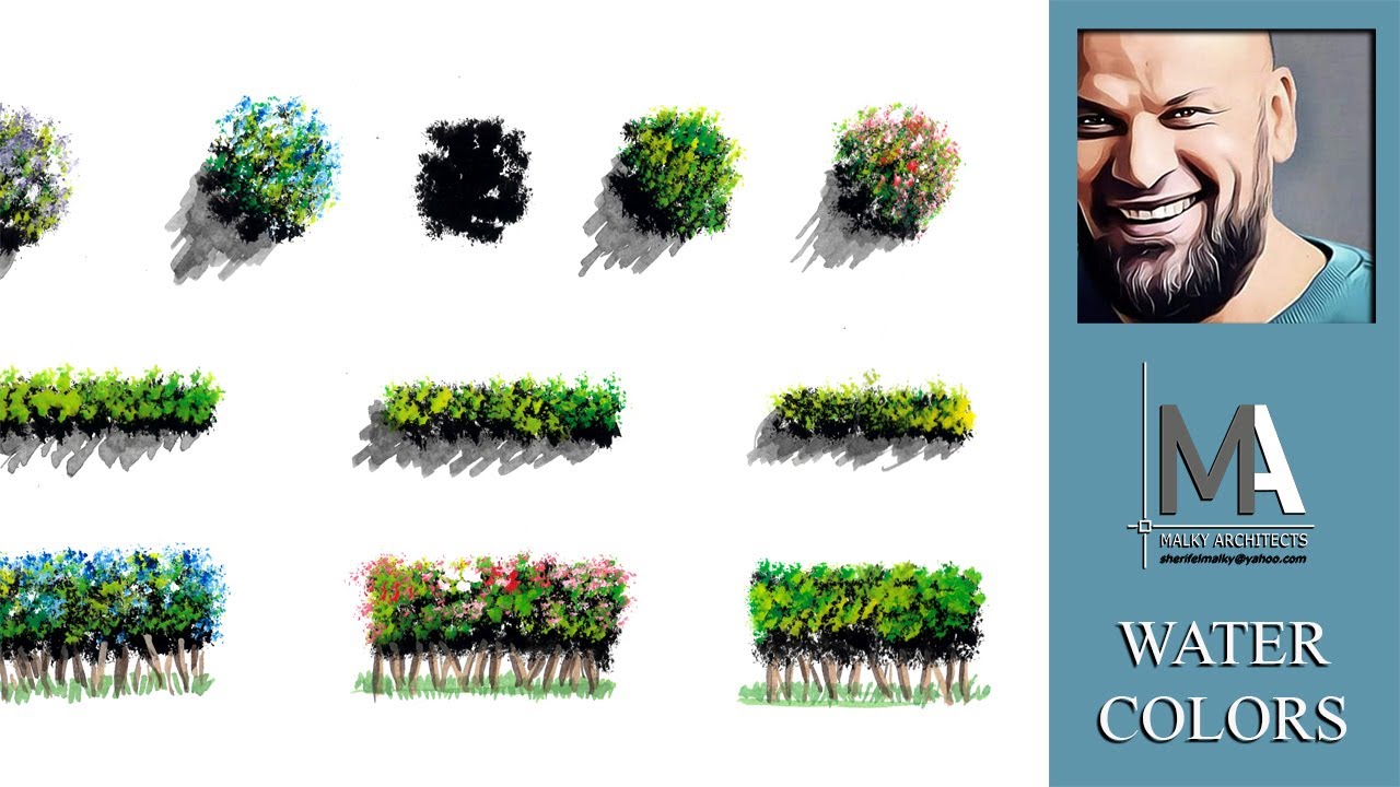 3 best ideas for drawing trees with a brush with explanations for ...