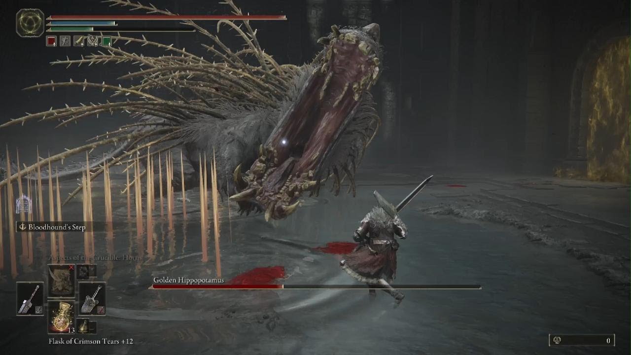 (ELDEN RING) Golden hippopotamus boss fight - Shadow of the Erdtree DLC ...