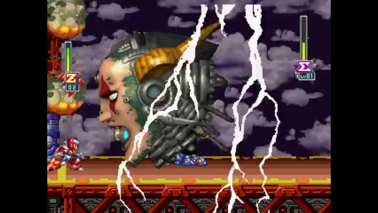 Rockman X5 - 1. Sigma Head perfect battle - YouTube