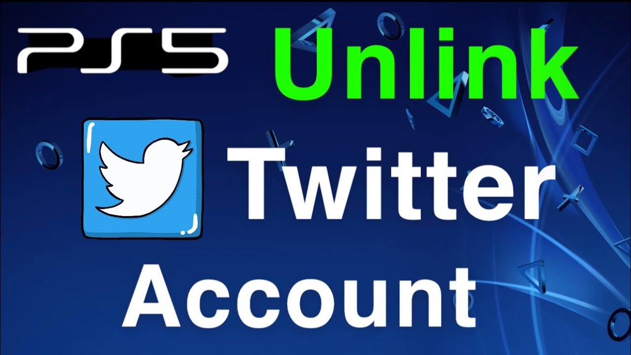 PS5 HOW TO UNLINK TWITTER ACCOUNT! - YouTube