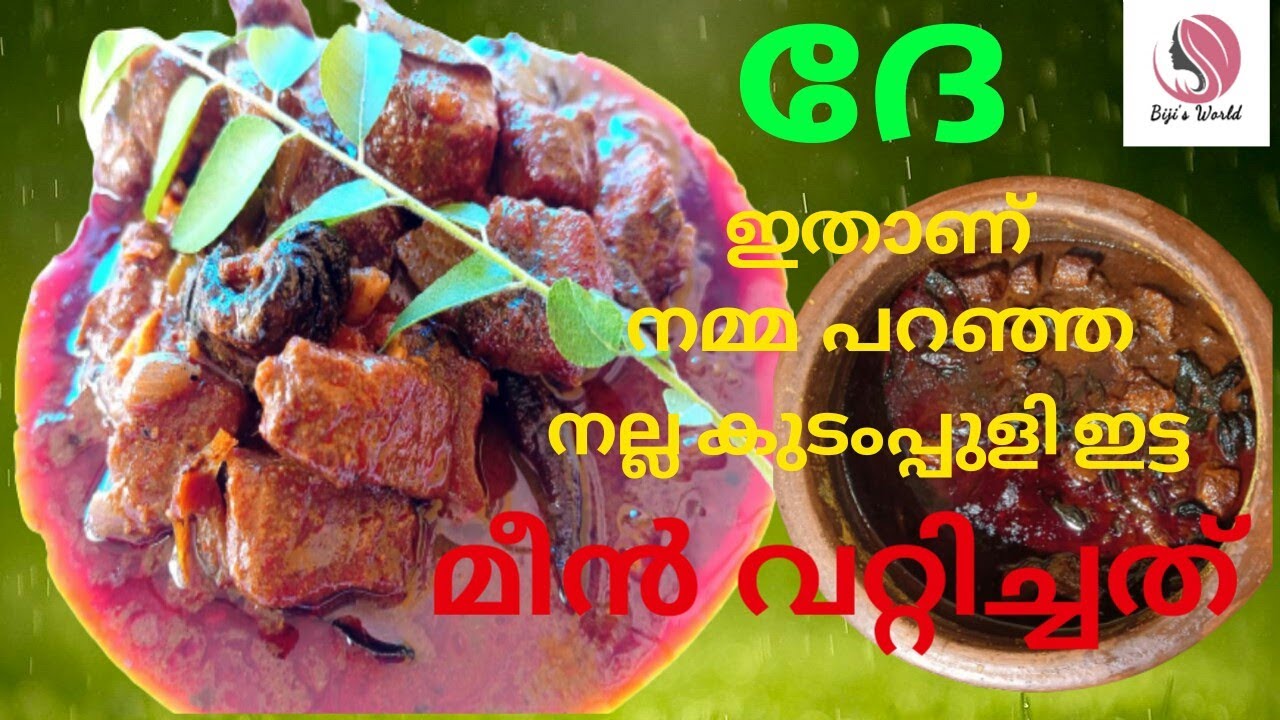 Meen vattichathu///kerala style reciepe - മീൻ വറ്റിച്ചത് - YouTube