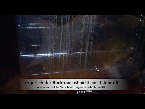 Backofentür zerlegen Verschmutzungen innen entfernen DIY in 30 min kann selbst die Hausfrau 🙈