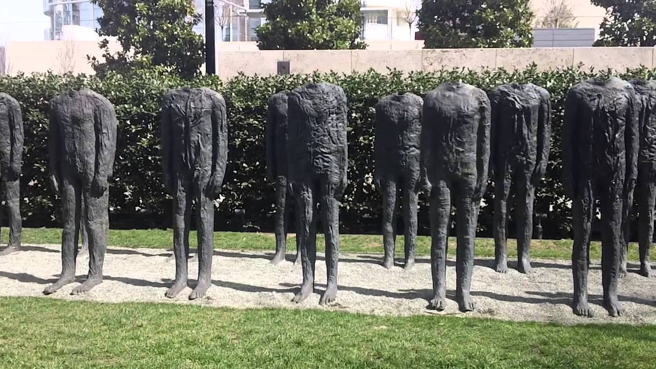 Bronze Crowd 1990-91 Magdalena Abakanowicz 1930 Nasher Sculpture Center ...