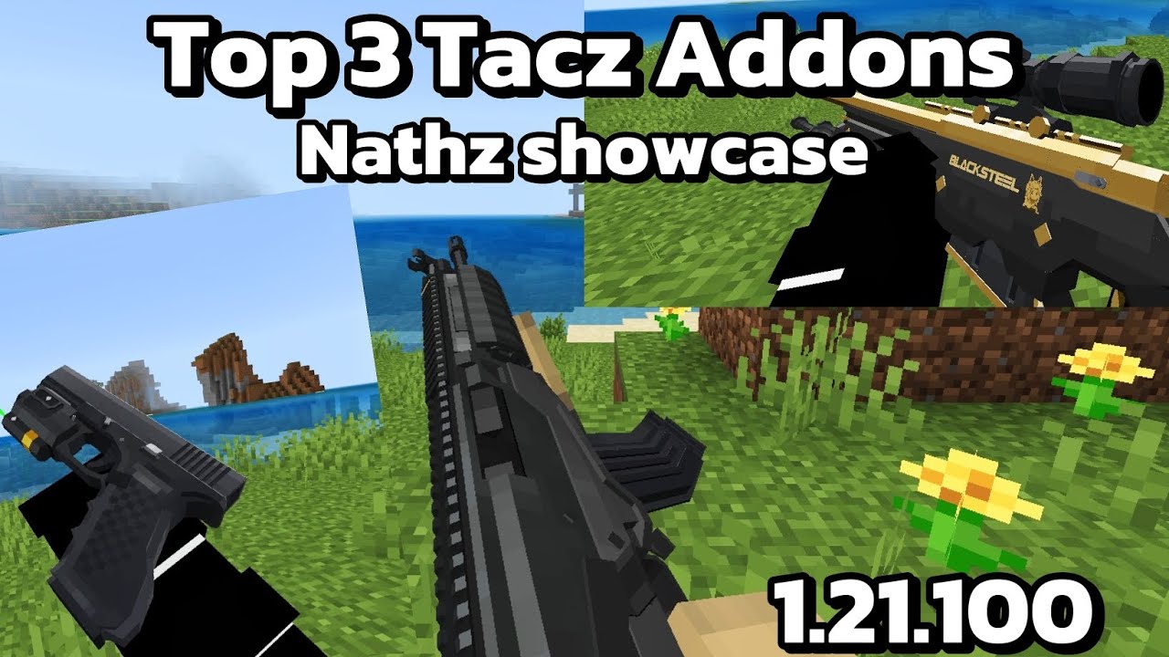 Top 3 Tacz addon Downlaod minecraft pe | Free download | Bedrock ...