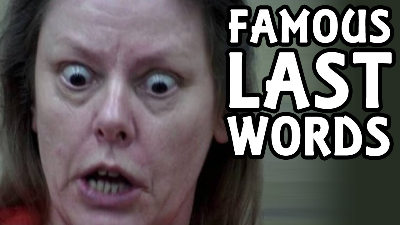 Five 'Last Words' Before Execution - YouTube