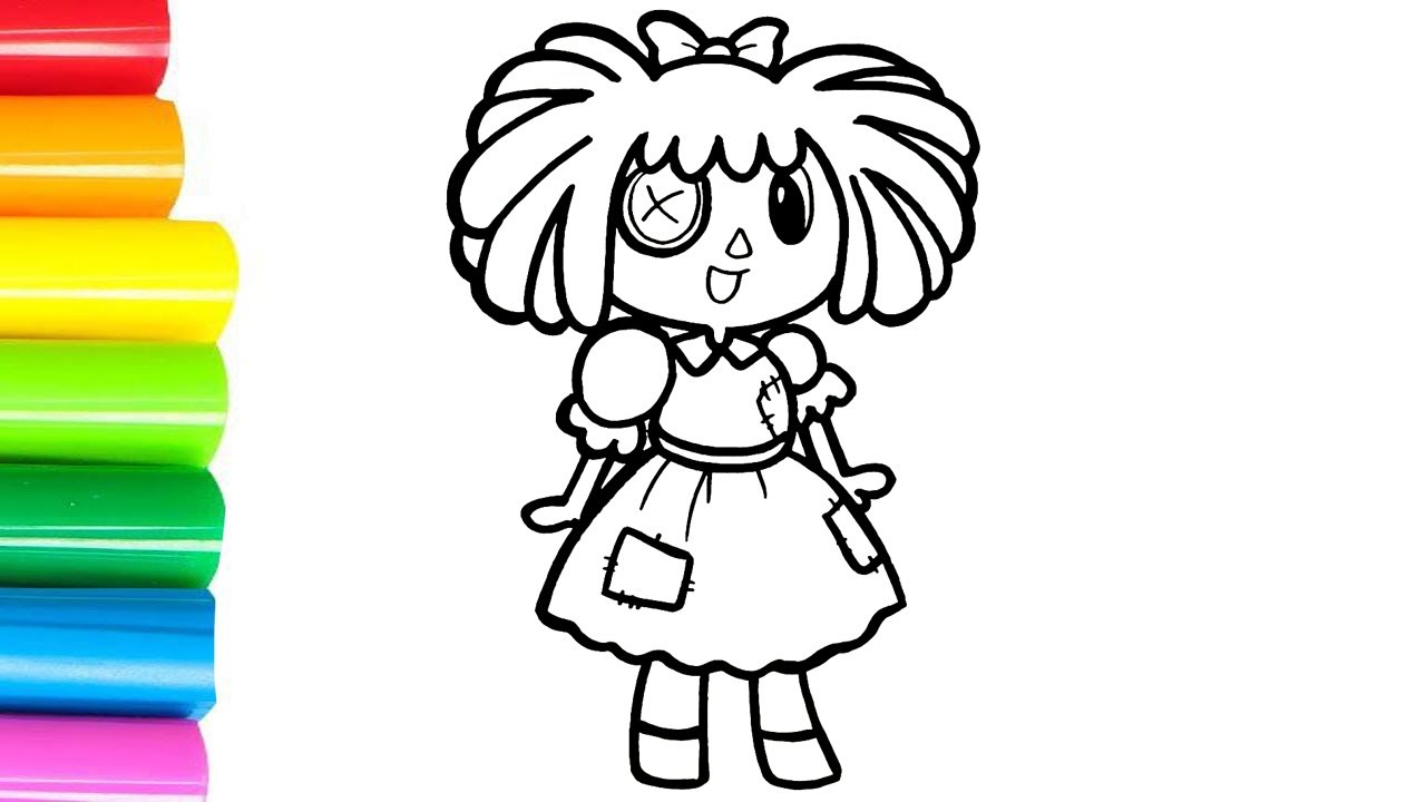 How to Draw a Ragatha from a Digital Circus - YouTube