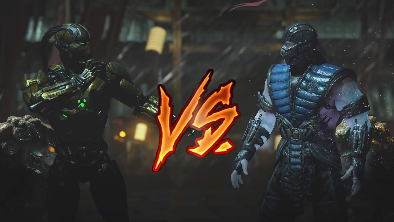 Mortal Kombat X - Cyrax (LK-4D4) Vs. Sub-Zero (VERY HARD) - YouTube