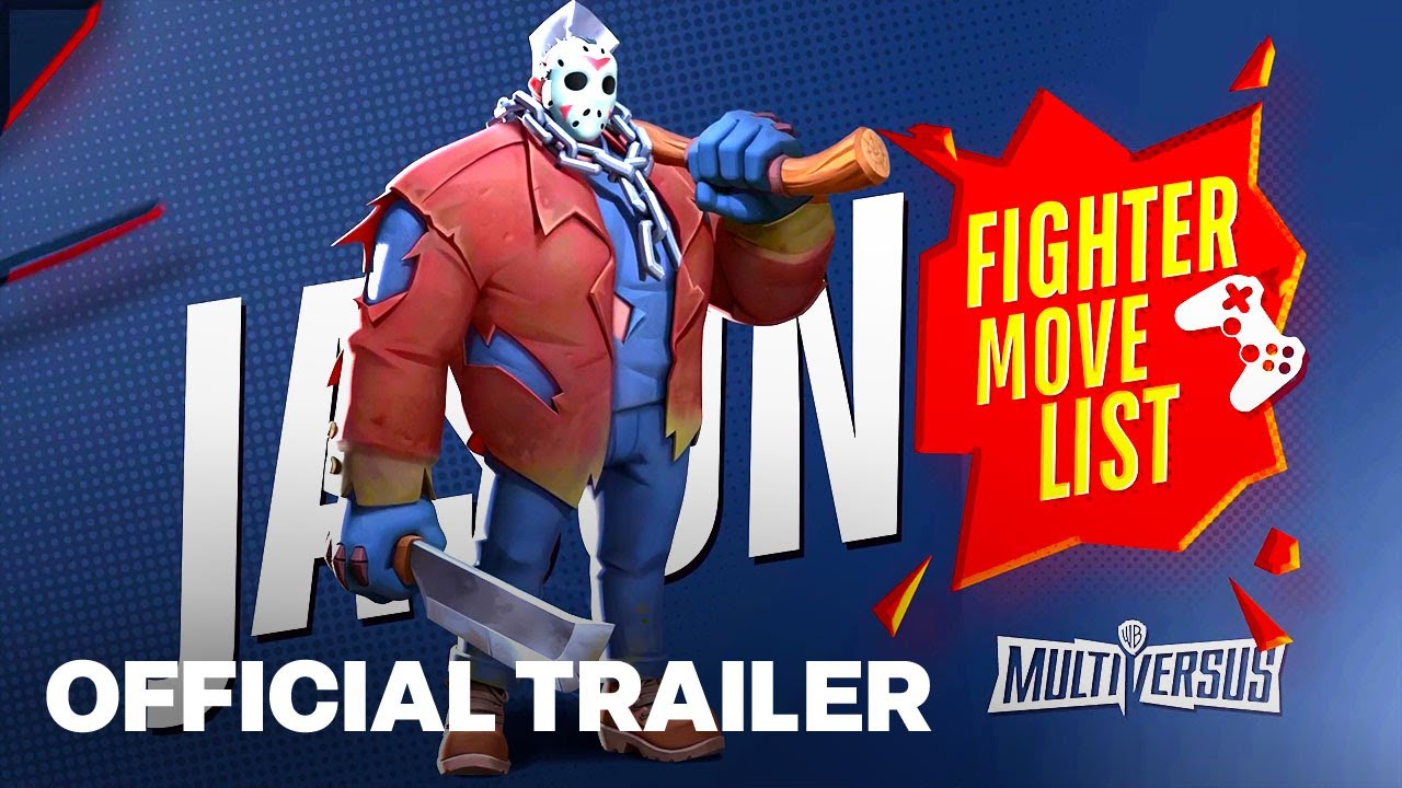 MultiVersus Jason Fighter Move Sets Trailer - YouTube