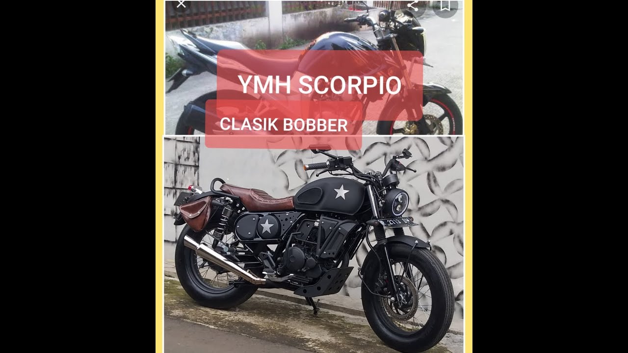 SOLD OUT VIRAL YAMAHA SCORPIO CUSTOM MODIFIKASI CLASIK BOBBER .SOLD OUT ...