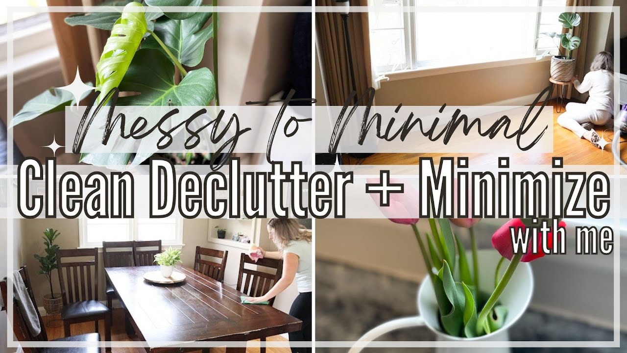NEW! CLEAN DECLUTTER & MINIMIZE WITH ME 2023 | Messy to Minimal |Rainy ...