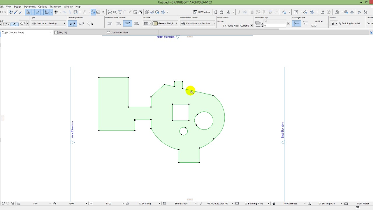 Archicad Slab Tool Video Tutorial - YouTube