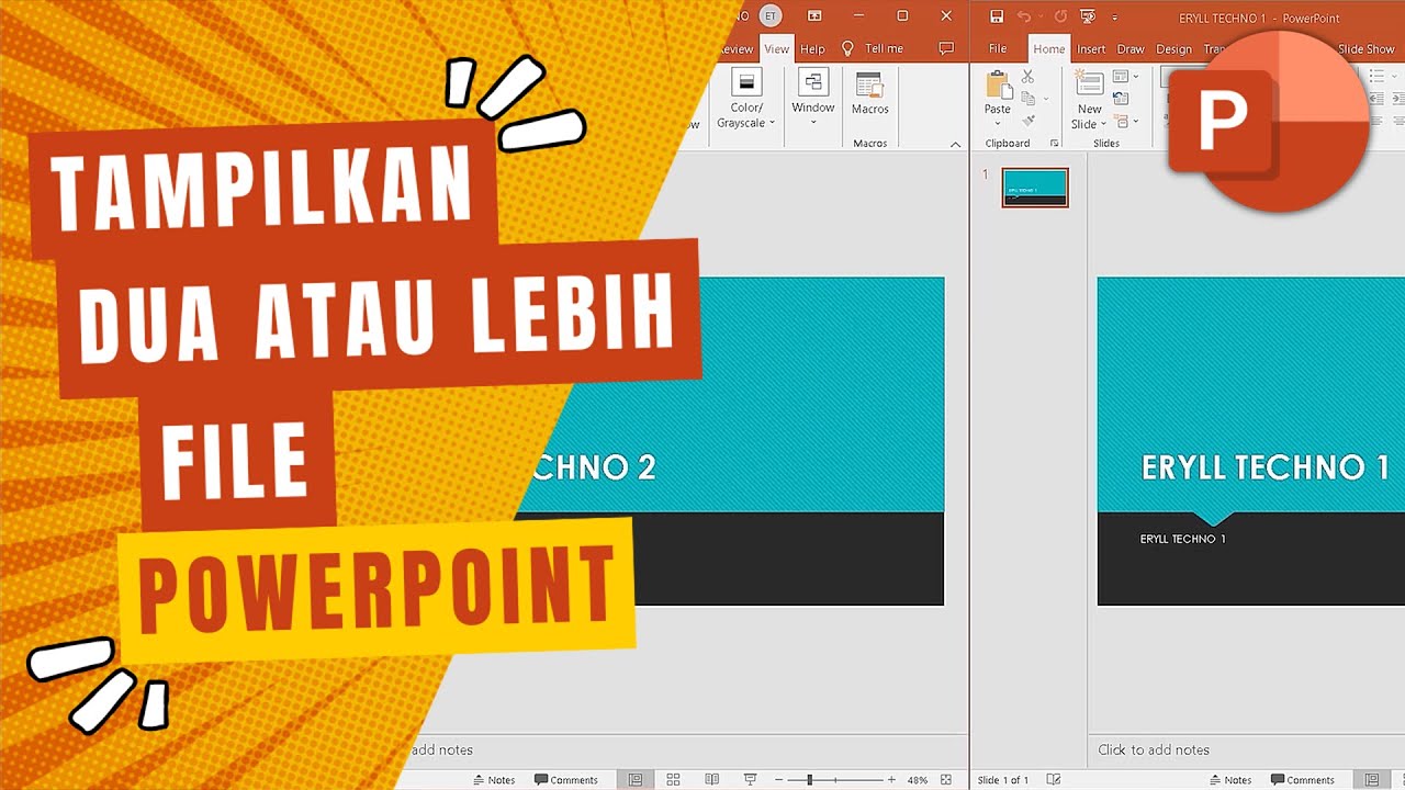 Cara Menampilkan Dua atau Lebih File Microsoft PowerPoint Dalam Satu ...