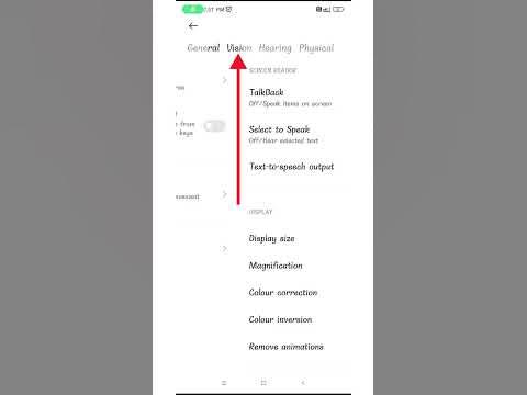 How To Enable high contrast test in Android #sort - YouTube