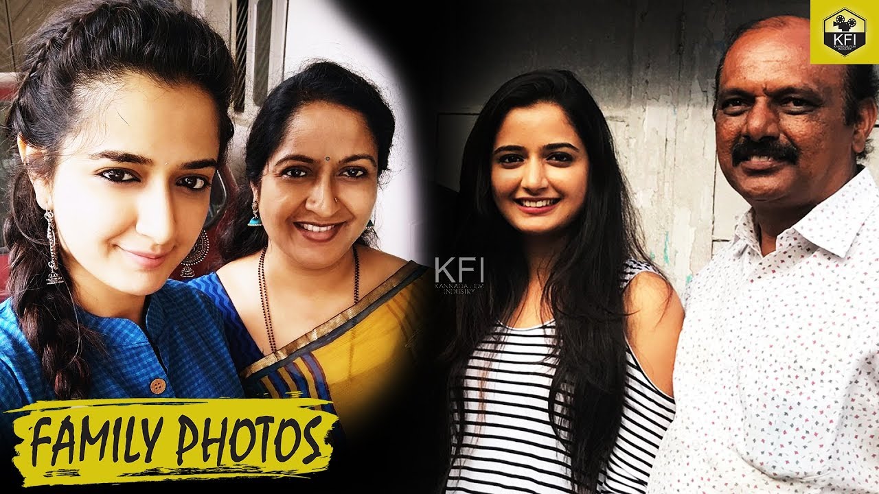 Ashika Ranganath Family photos With Mother,Father And Sister - YouTube