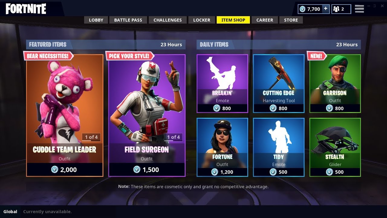 NEW GARRISON SKIN AND FLUFFY BEARS IN FORTNITE ITEM SHOP - YouTube