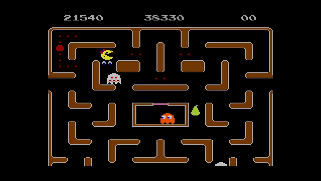MS Pac PC II MS PACPC 2 PACMAN FAST SPEED SCROLLING 1995 PAC MAN ...