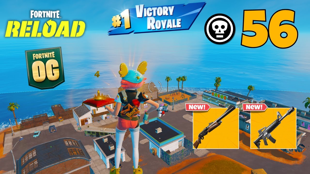 56 Elimination Solo Vs Squad Reload "Zero Build" Gameplay Wins (NEW ...