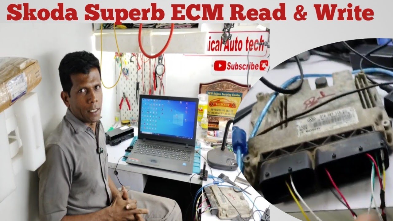 Skoda Superb ECM Read & Write by KTM 67in1 - YouTube