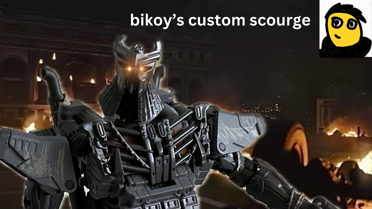 Transformers - bikoy’s custom scourge (ss 101 custom) - YouTube
