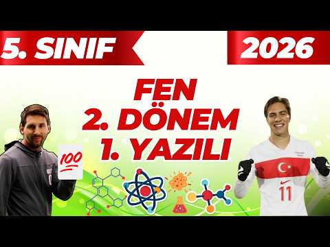 5. Sınıf Fen Bilimleri 2. Dönem 1. Yazılı 2026