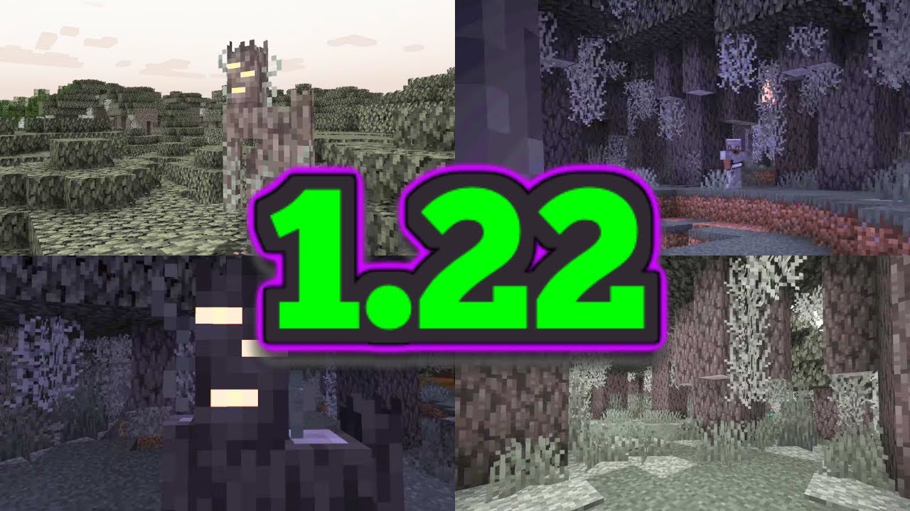 MINECRAFT 1.22 - NOVO BIOMA JARDIM PÁLIDO e NOVO MOB o RANGENTE (Pale ...