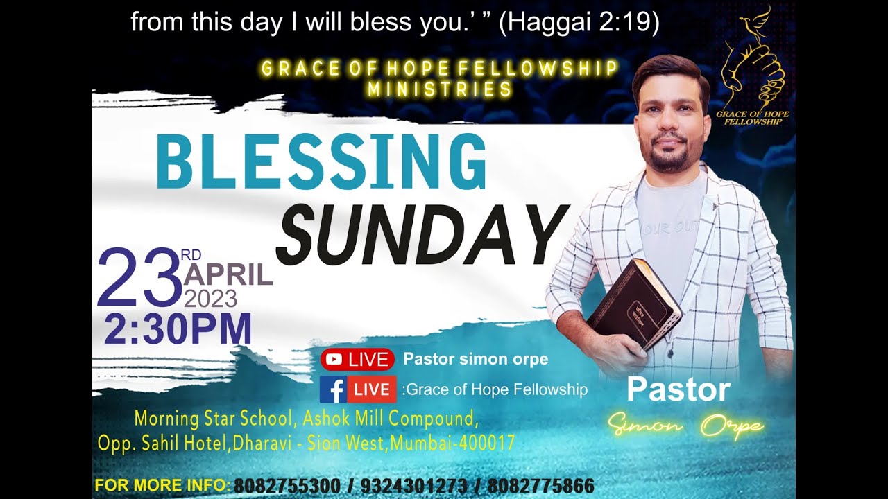 SUNDAY SERVICE ( Ps. Simon Orpe (GHF HEALING MINISTRY) - YouTube