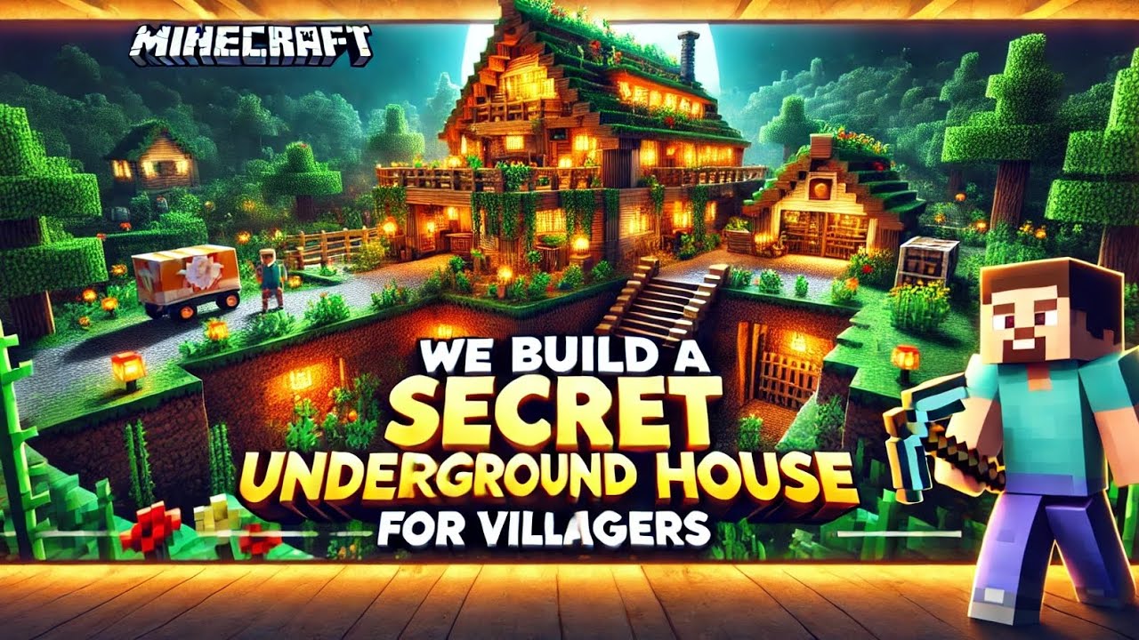 Inside the Secret Villager House - YouTube