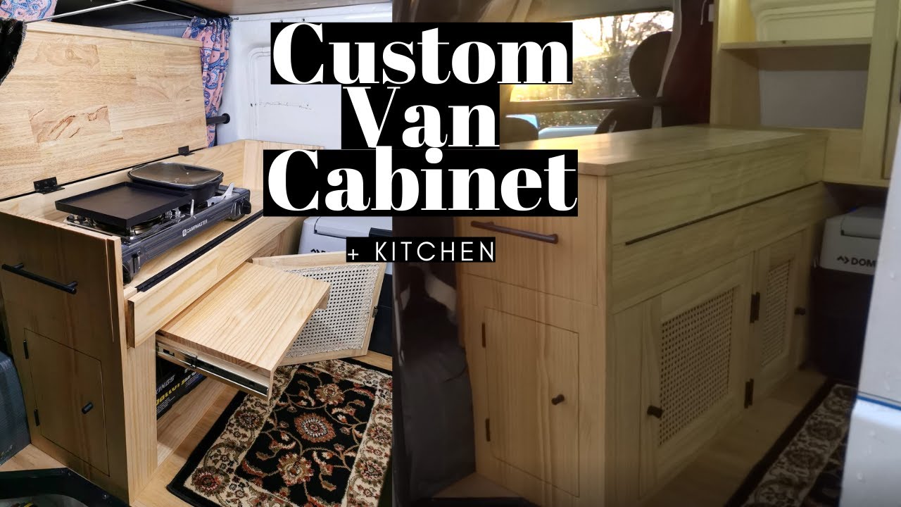 Building Van Custom 'Pull Out' Kitchen and Cabinetry | Mitsubishi ...
