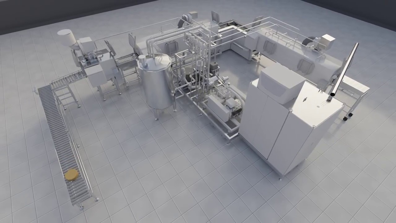 Käsewaschmaschine - Cheese cleaning machine - YouTube