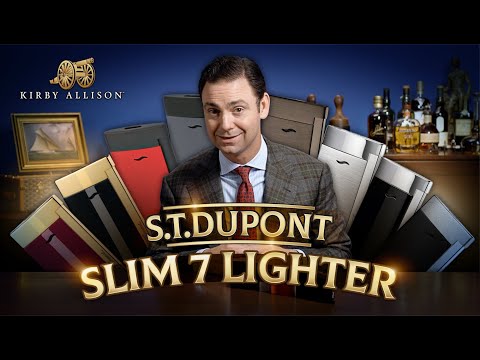 The Thinnest Lighter in the World?!? S.T. Dupont's Luxurious Slim 7 Lighter | Kirby Allison
