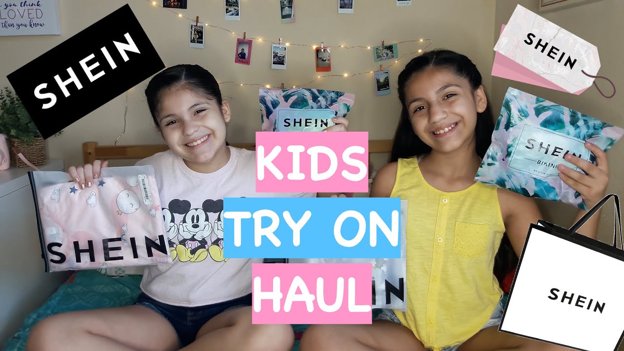 SHEIN KIDS FASHION | Try On Haul #2 | Back to School Clothing - YouTube