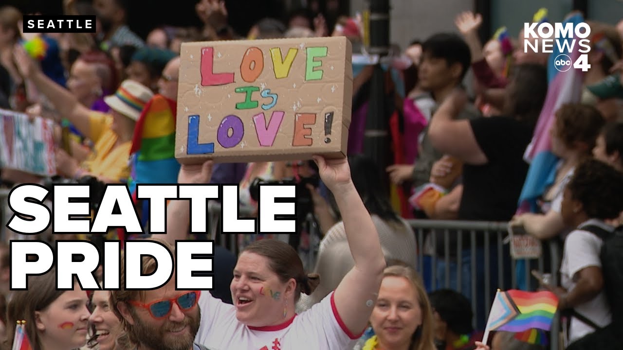 Golden celebration: A look at Seattle Pride over the years - YouTube