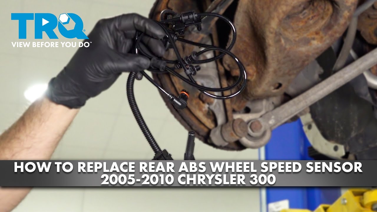 How To Replace Rear ABS Wheel Speed Sensor 2005 2010 Chrysler 300 YouTube