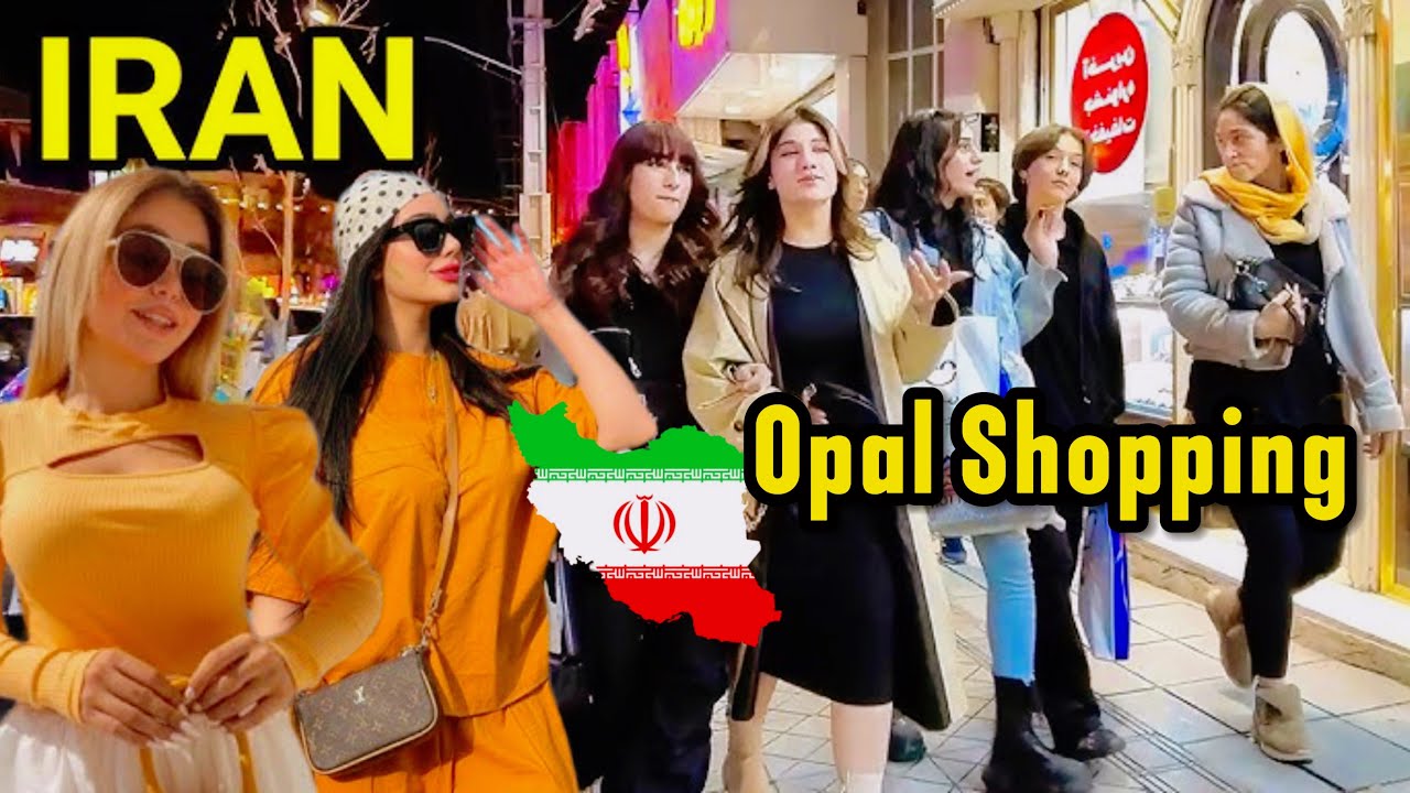 Walking In Opal Shopping Centre In Tehran City Night Walk Tour ...