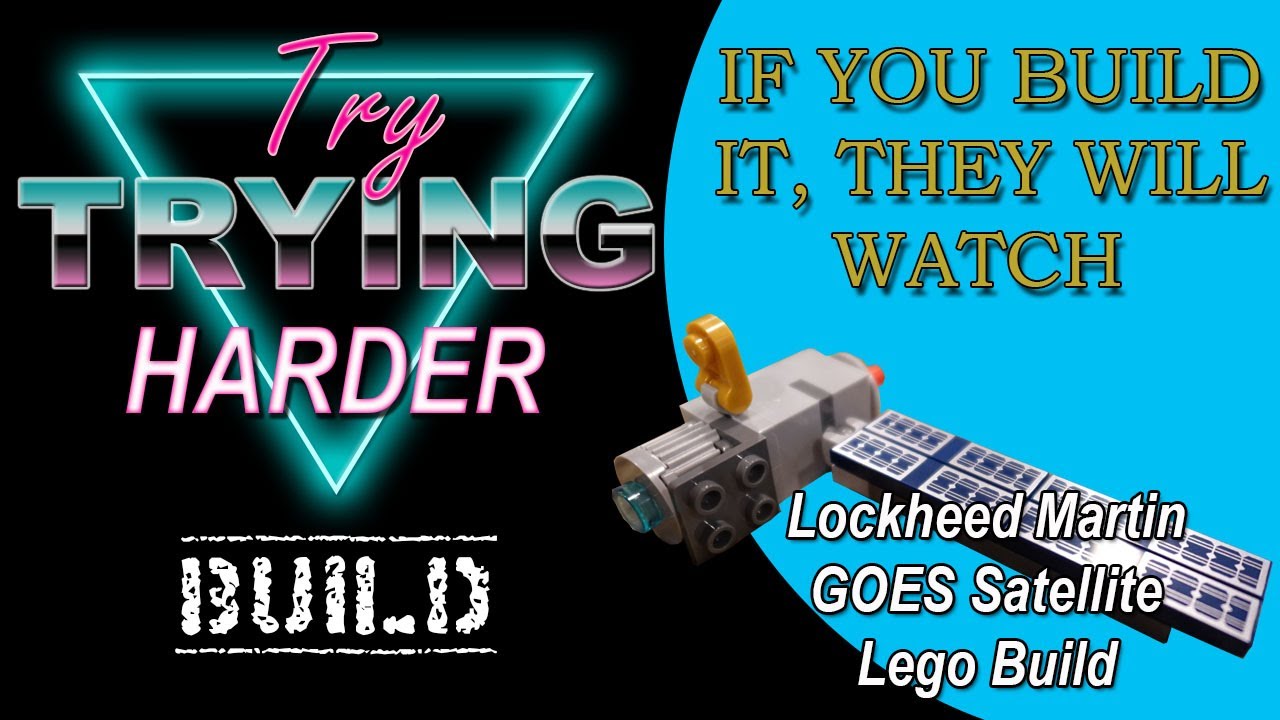 TTH Build #3: Lockheed Martin GOES Satellite Lego Build #lego #build # ...