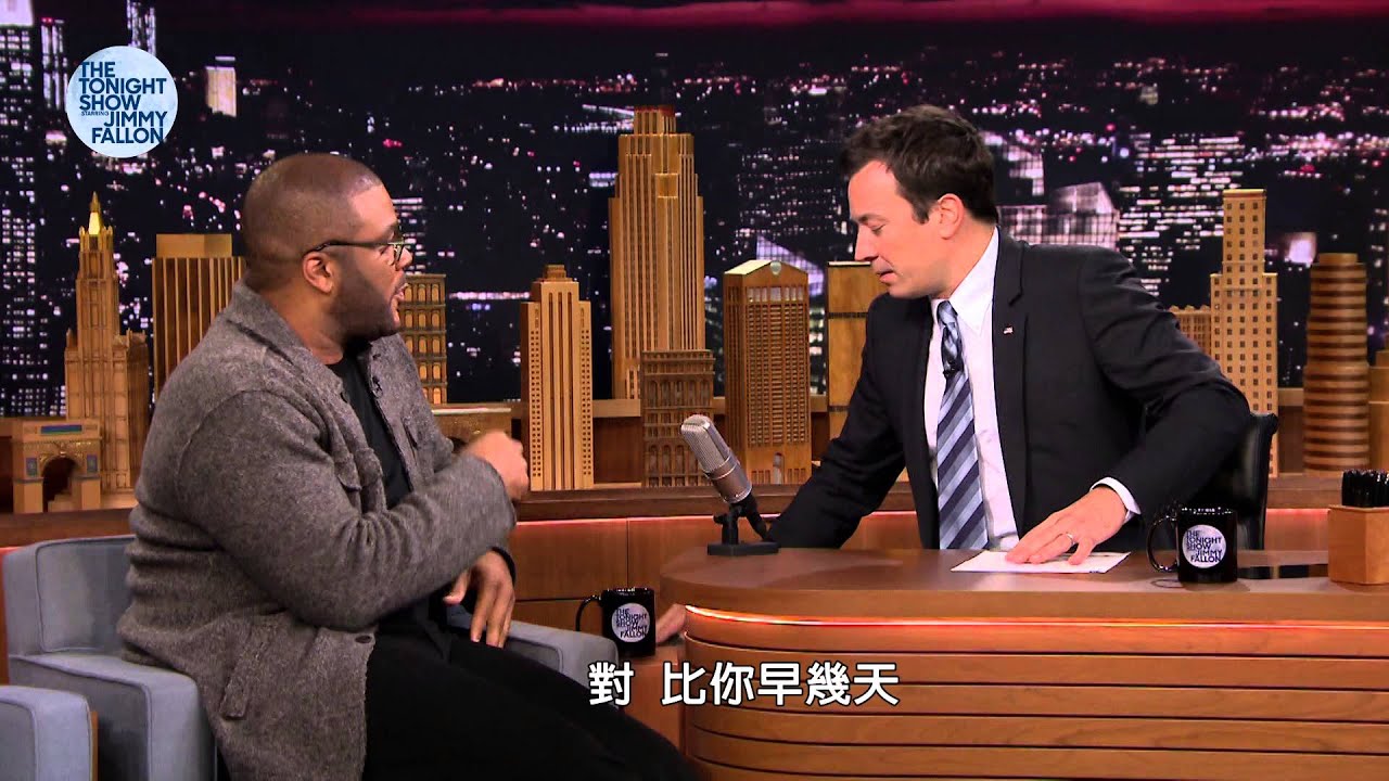 Jimmy Fallon & Tyler Perry泰勒派瑞《吉米A咖秀》 - YouTube