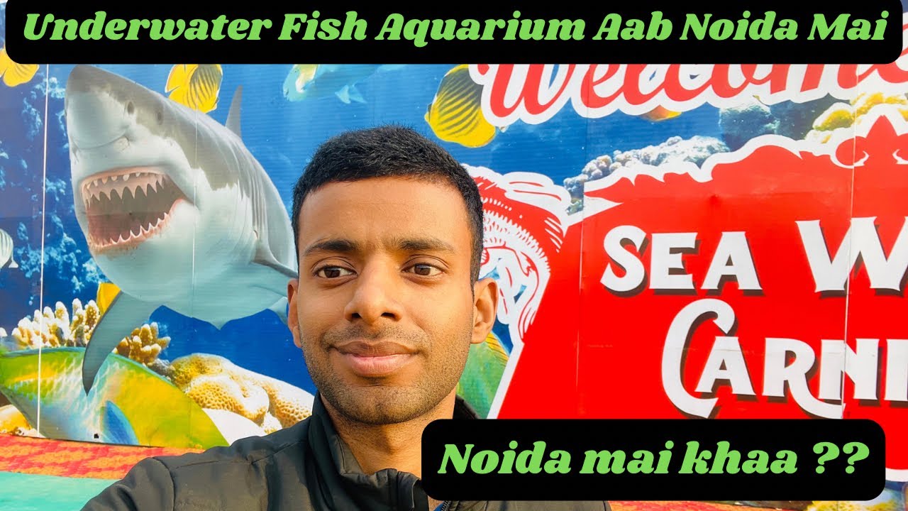 Biggest Underwater Fish Tunnel In Noida | Sea World Carnival | Fish ...