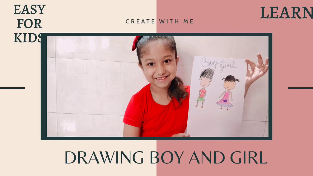 How to draw a Boy and a Girl (step by step) - YouTube