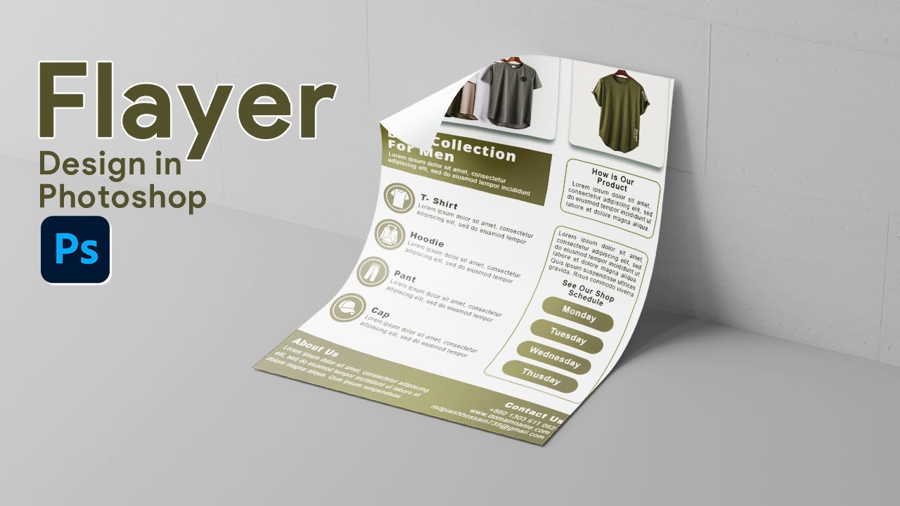 How to Design Flayer in Photoshop | Flayer Design Tutorial | Professional Flyer Design - YouTube