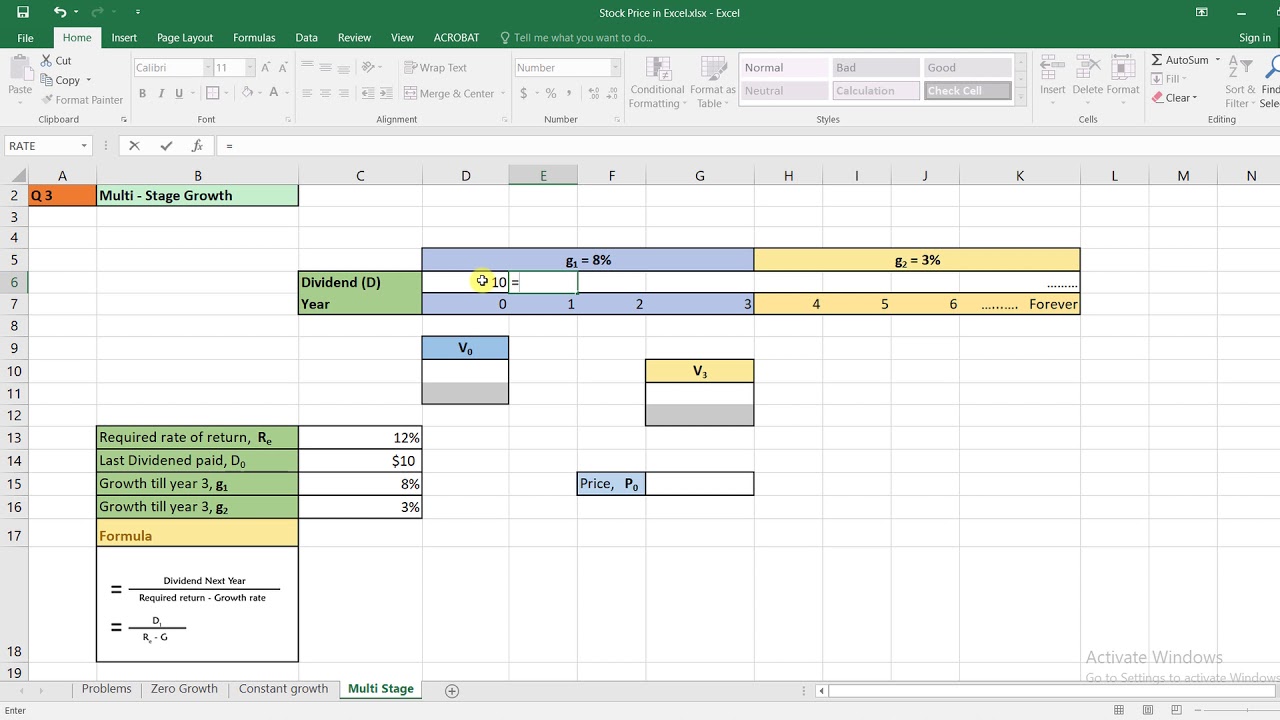 Stock Price In Excel YouTube Stock Price In Excel YouTube